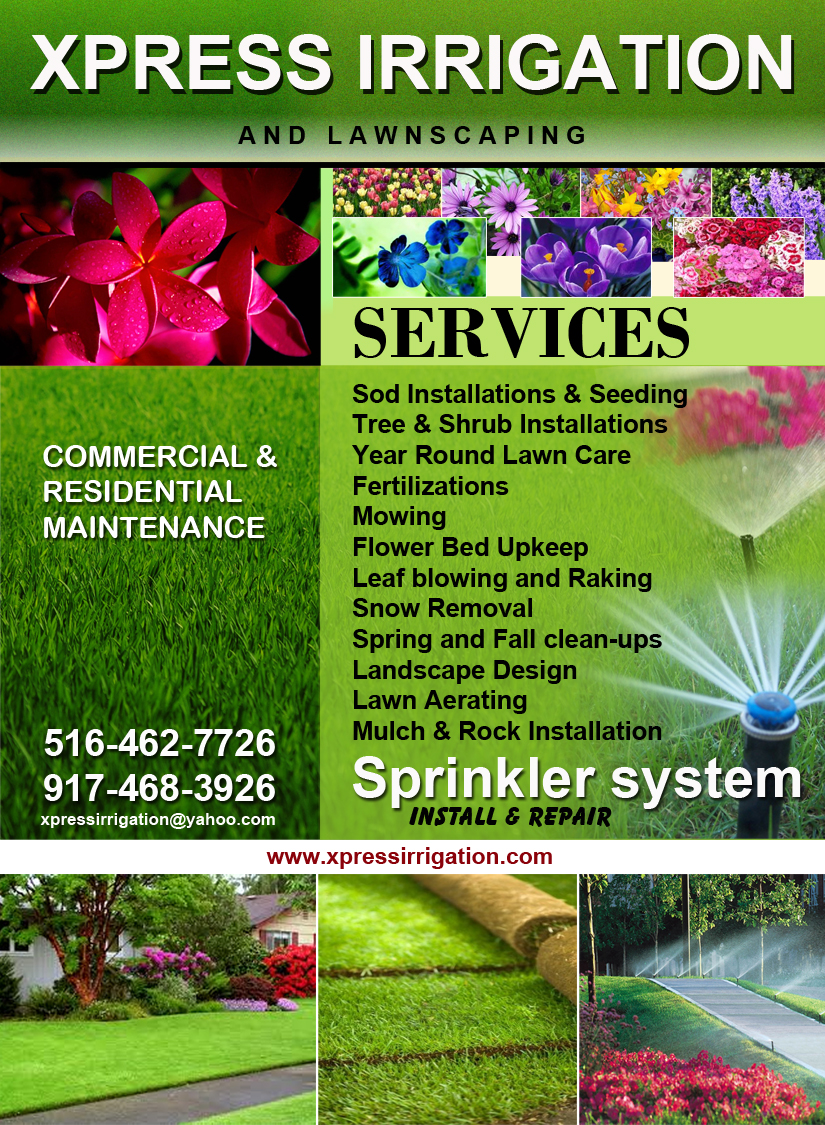 Xpressirrigation | Landscape in New York | Design Landscaping New York ...